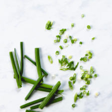 How to cut green onions in oven recipes - Side dishes