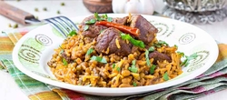 Main dish - How to cook kabsa rice with meat recipes