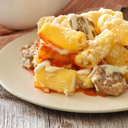 Baked Rigatoni and Sausage recipes - Freezer meal recipes