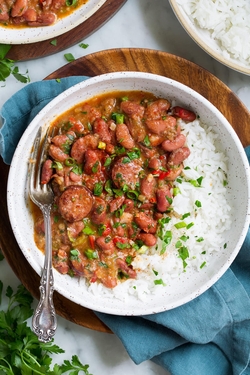 Cooking with aisha red beans and rice recipes - Main course