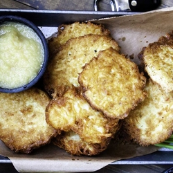 German potato pancakes with frozen hash browns recipes - Beer garden menu