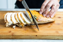 How to cut up a turkey breast recipes - Main course