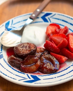 Dessert - How to cook plums in the oven recipes