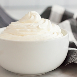 Dessert - Whipped cream with half and half recipe
