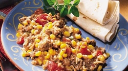 Entree - South of the border dip with rice recipes