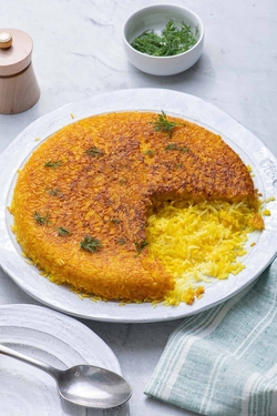 Side dish - Persian rice dish with crispy bottom bottom recipes