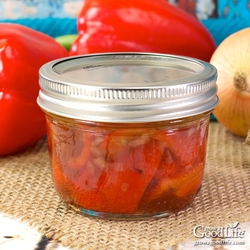 Canning - Roasted red peppers in a jar recipes
