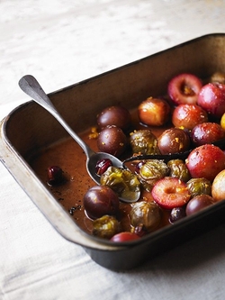 Roasted plums recipes - Stone fruit