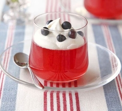 Dessert - Red, White and Blue Finger Jello Recipe
