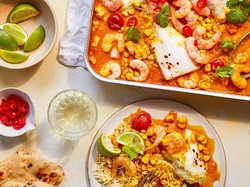 Dinner - Cod and prawn curry bbc good food recipes