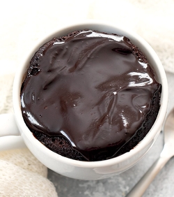 Dessert - Mug cake without flour or baking powder recipes