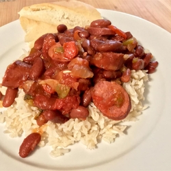 Cooking with aisha red beans and rice recipes - Main course