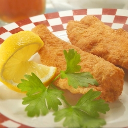 Lunch - Cornmeal to flour ratio for fried fish recipes