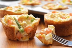 Mini chicken pot pies with crescent rolls recipes - Main course