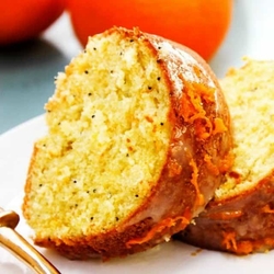 Dessert - Orange poppy seed syrup cake sour cream recipes