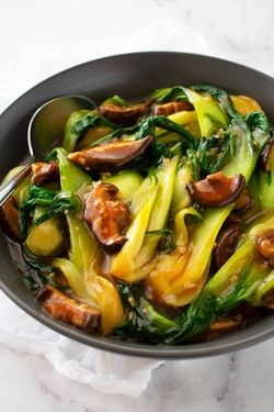 Bok Choy and Shiitake Mushroom Stir Fry recipes - Recipes for vegetarian19