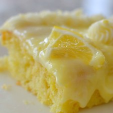 Cake - Lemon pudding cake with cream cheese frosting recipes