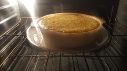 Dessert - Rice pudding custard recipe with cooked rice