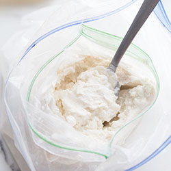 Ice cream made in a ziplock bag recipes - Frozen desserts
