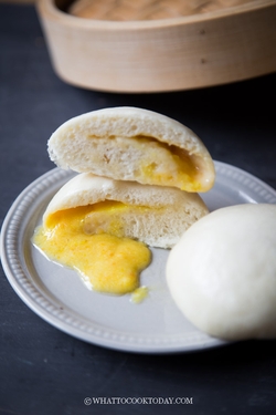 Breakfast - Nai wong bao vs liu sha bao recipes