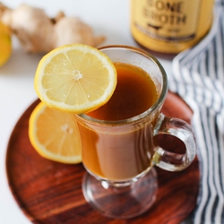 Dinner - Beef bone broth with ginger and turmeric recipes